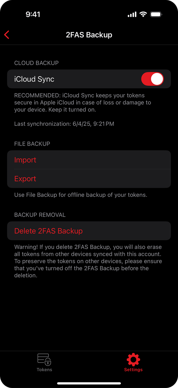 2FAS — Authenticator and Password Manager